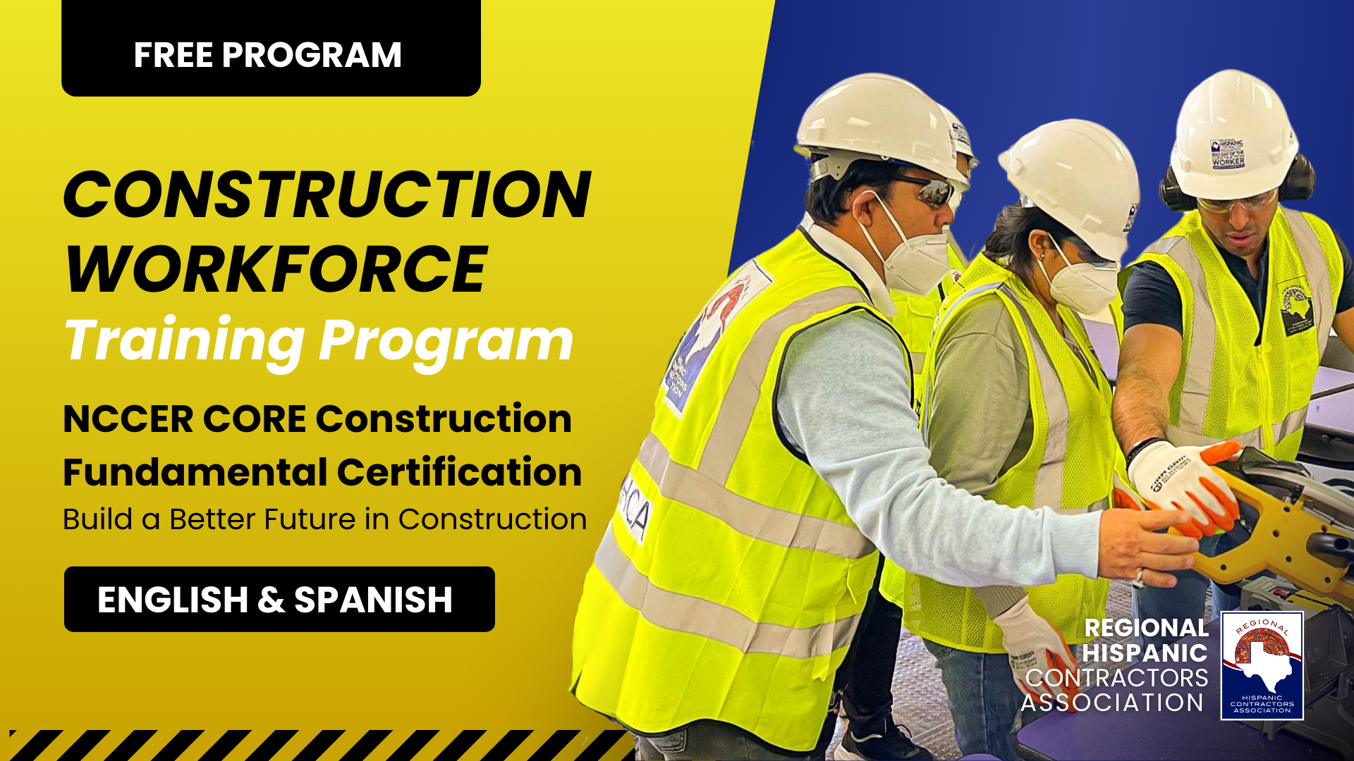 Workforce Training – Regional Hispanic Contractors Association